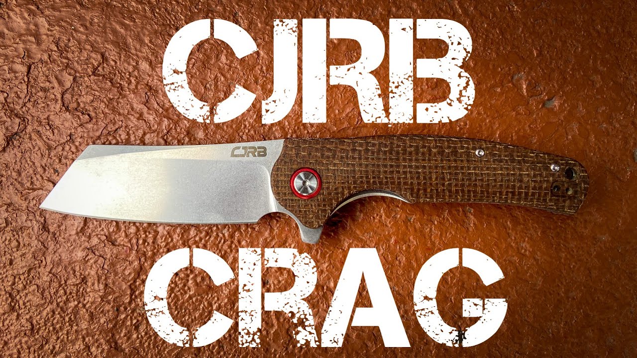 CJRB Crag: Knife Center Exclusive Burlap Micarta! Full Review!! - YouTube
