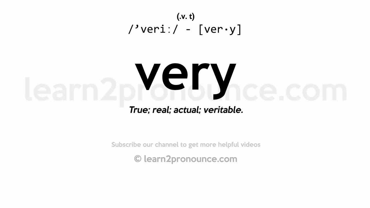 Pronunciation Of Very Definition Of Very YouTube pronunciation-of-very-definition-of-very-youtube