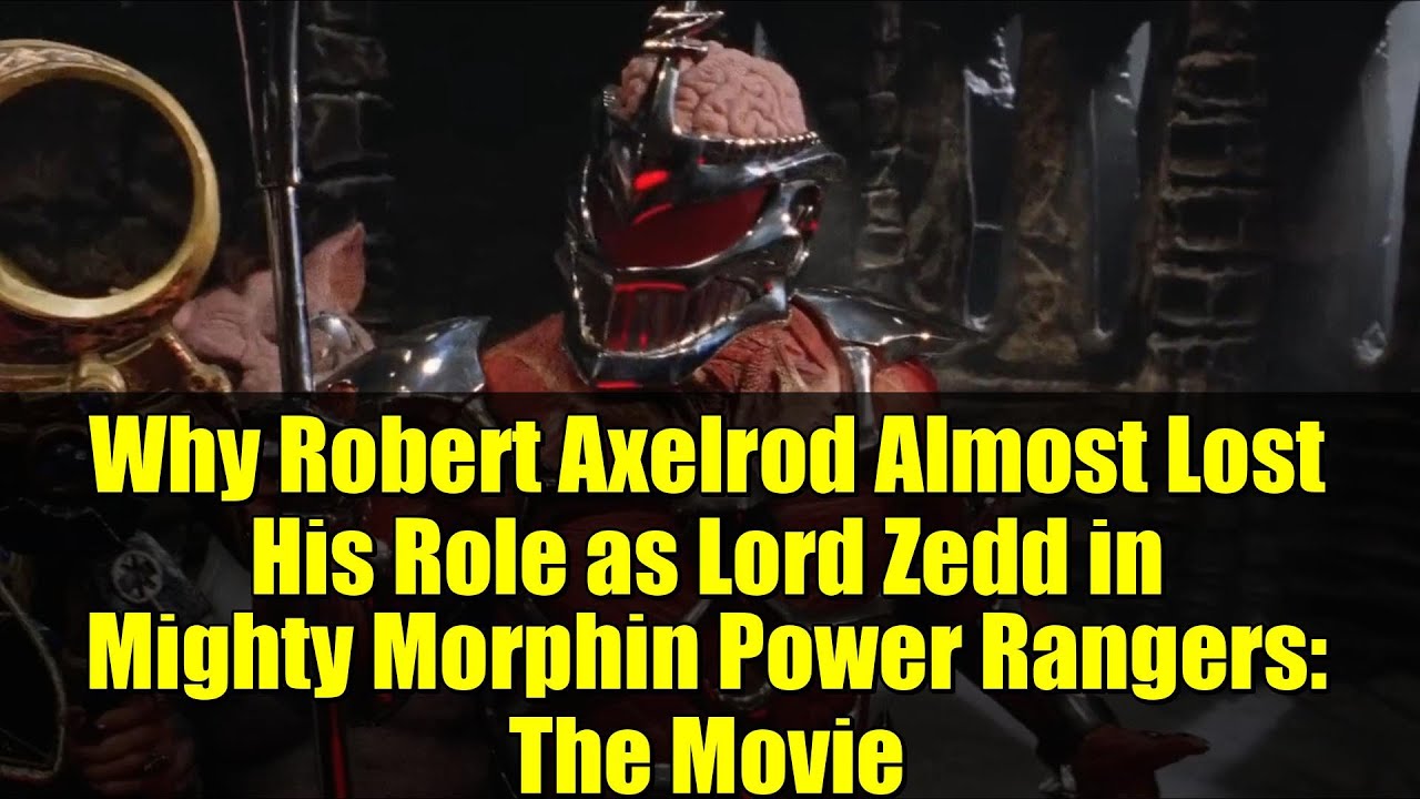 Why Robert Axelrod Almost Lost His Role as Lord Zedd in Mighty Morphin ...