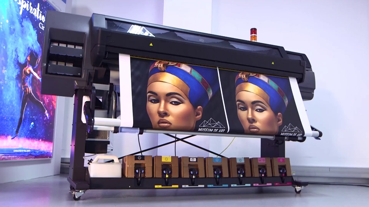 HP Latex 500 Printer series Product demo video | PantoonBenes - YouTube
