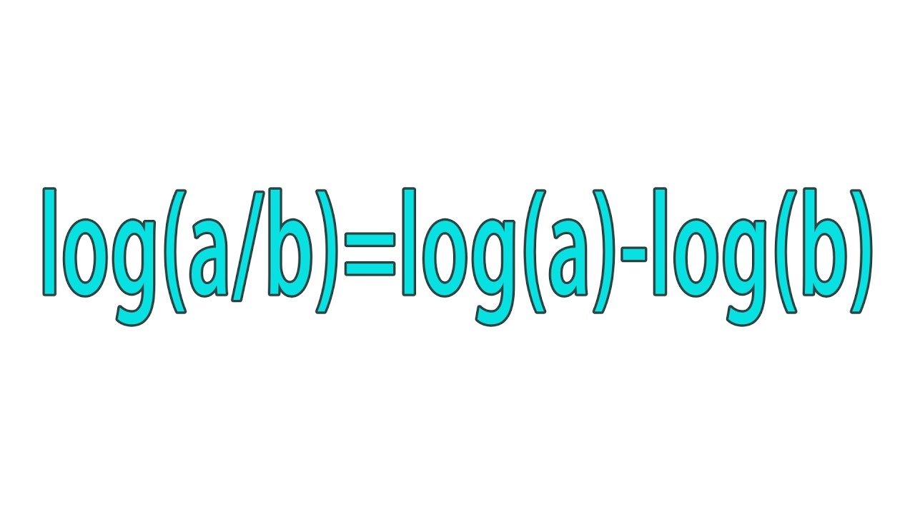 Log a b loga logb Ln a b lna lnb Proof Of Logarithm Rule YouTube