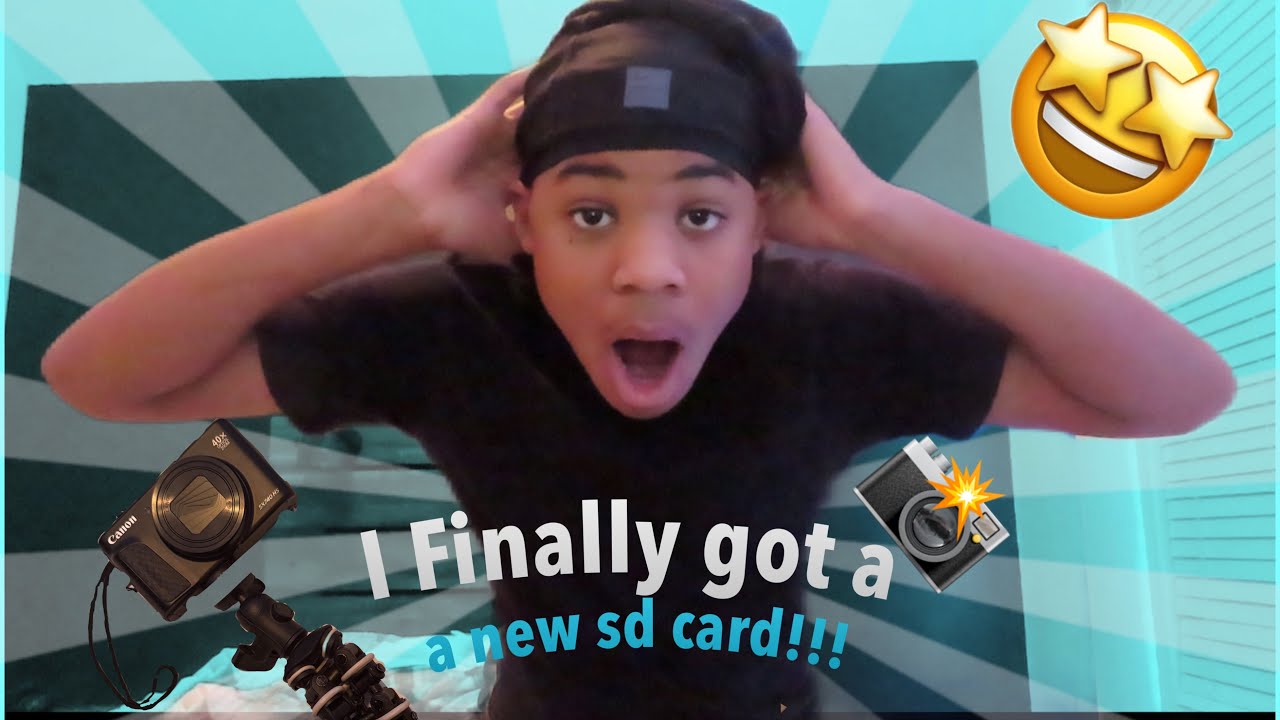 I finally got a new sd card!!!! - YouTube