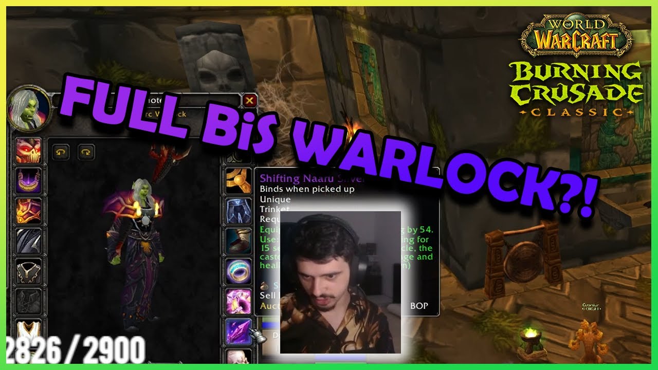 The Most GEARED Warlock in TBC?! | Daily Classic WoW Highlights #362 ...