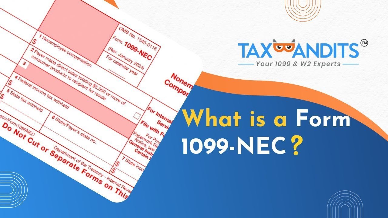 What Is Form 1099-NEC? Non Employee Compensation - YouTube