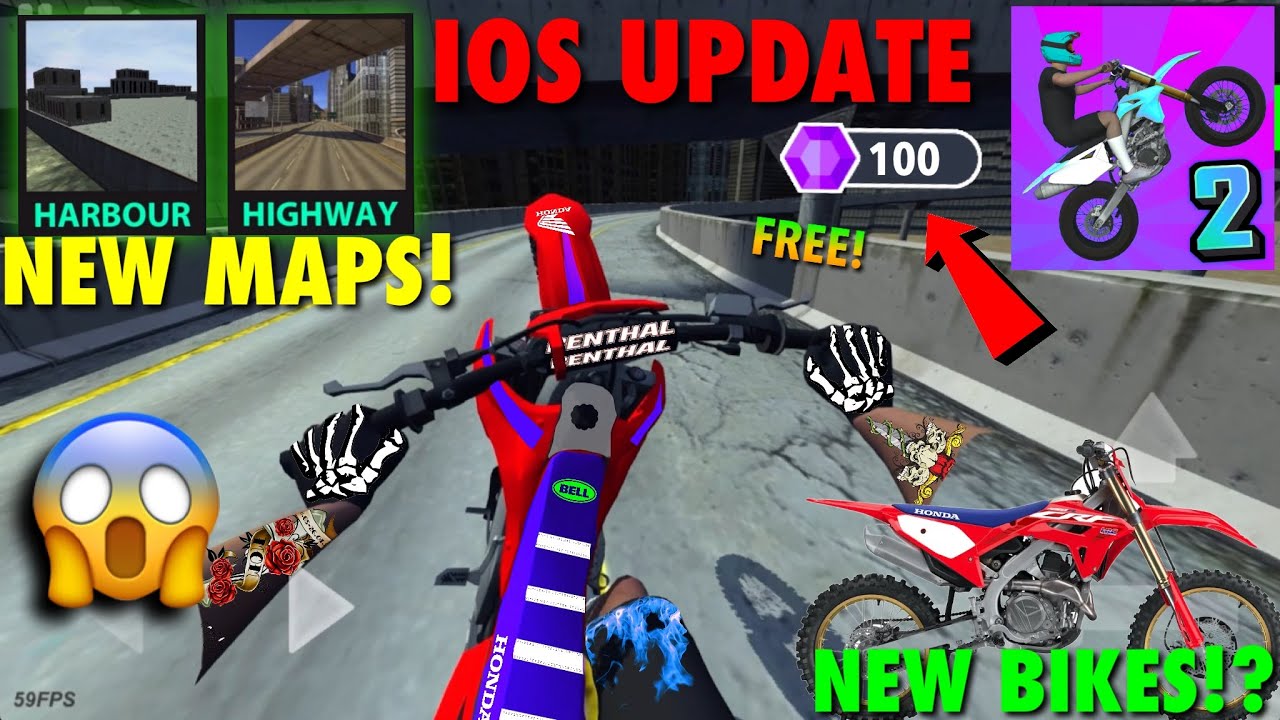 MX BIKES ON THE PHONE JUST HAD THE BEST UPDATE YET!!(WHEELIE LIFE 2 ...