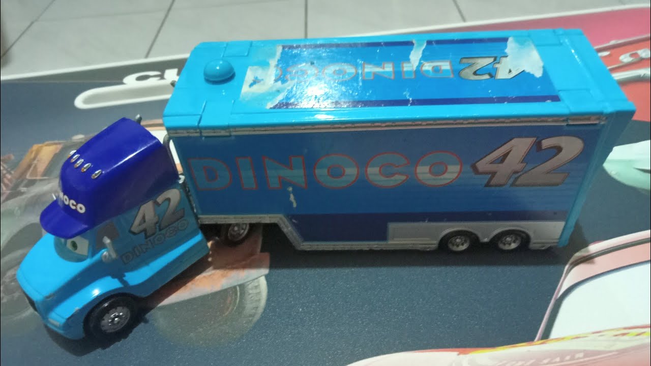 Disney Pixar Cars 3 Cal Weathers # 42's or Team DINOCO hauler 2 - YouTube