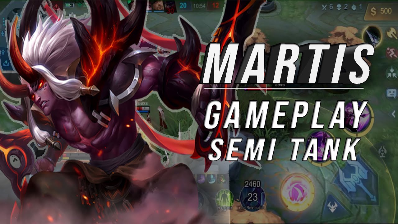 MARTIS GAMEPLAY ! TUTORIAL ROTATION + ITEMS BUILD SEMI TANK! DUO QUEUE ...