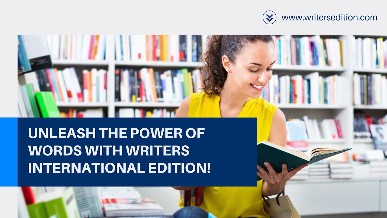 UNLEASH THE POWER OF WORDS WITH WRITERS INTERNATIONAL EDITION! - YouTube