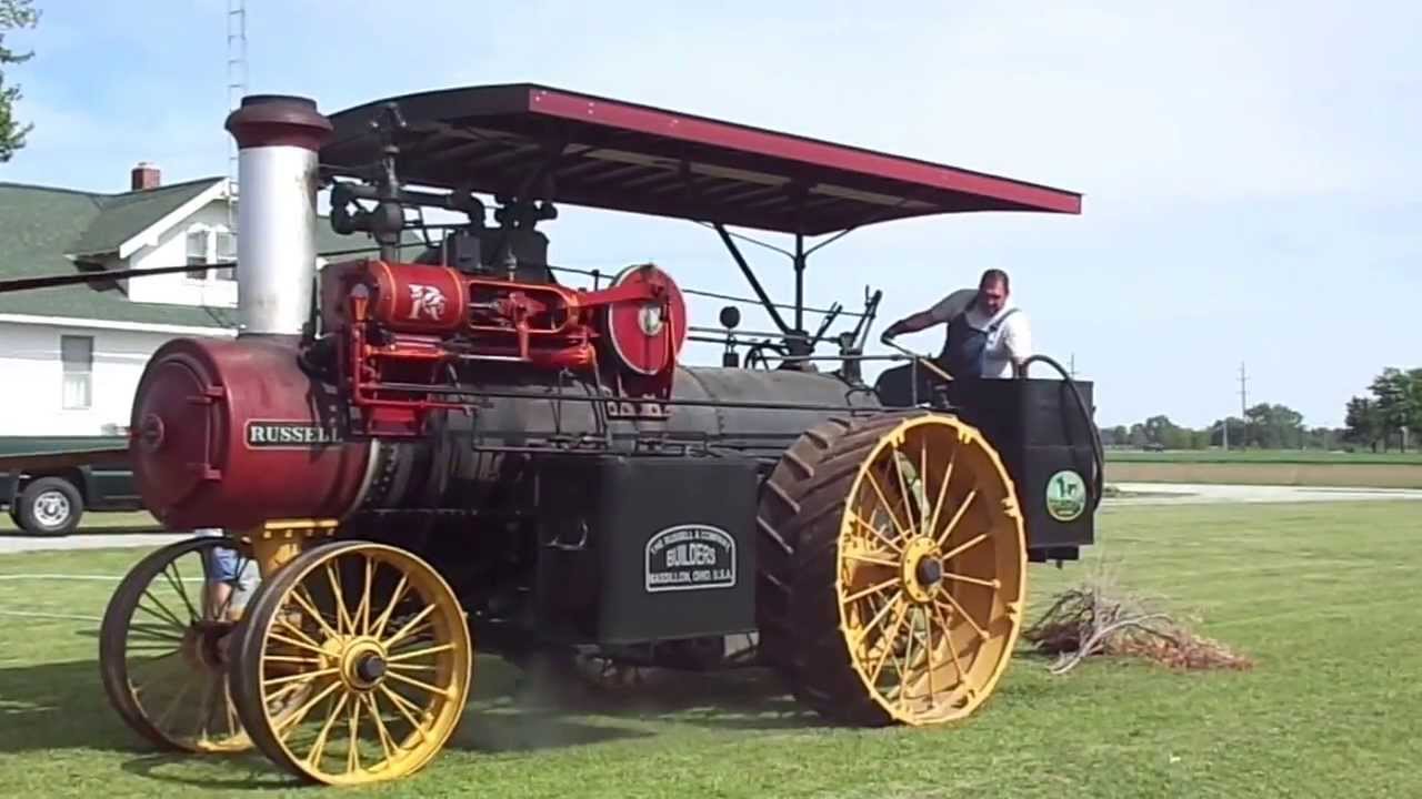 30-90 Russell Steam Engine - YouTube