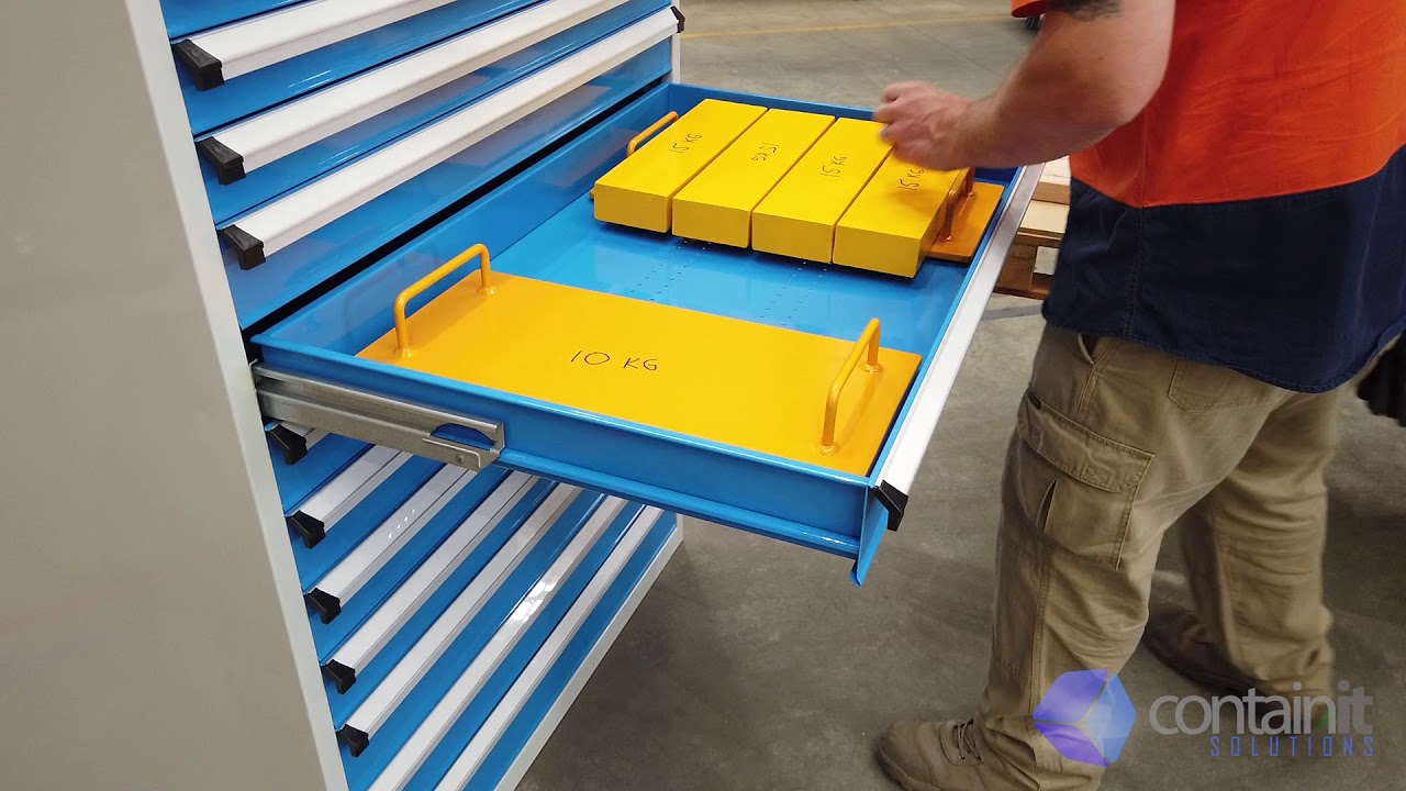 High Density Drawer Cabinets | Containit Solutions - YouTube