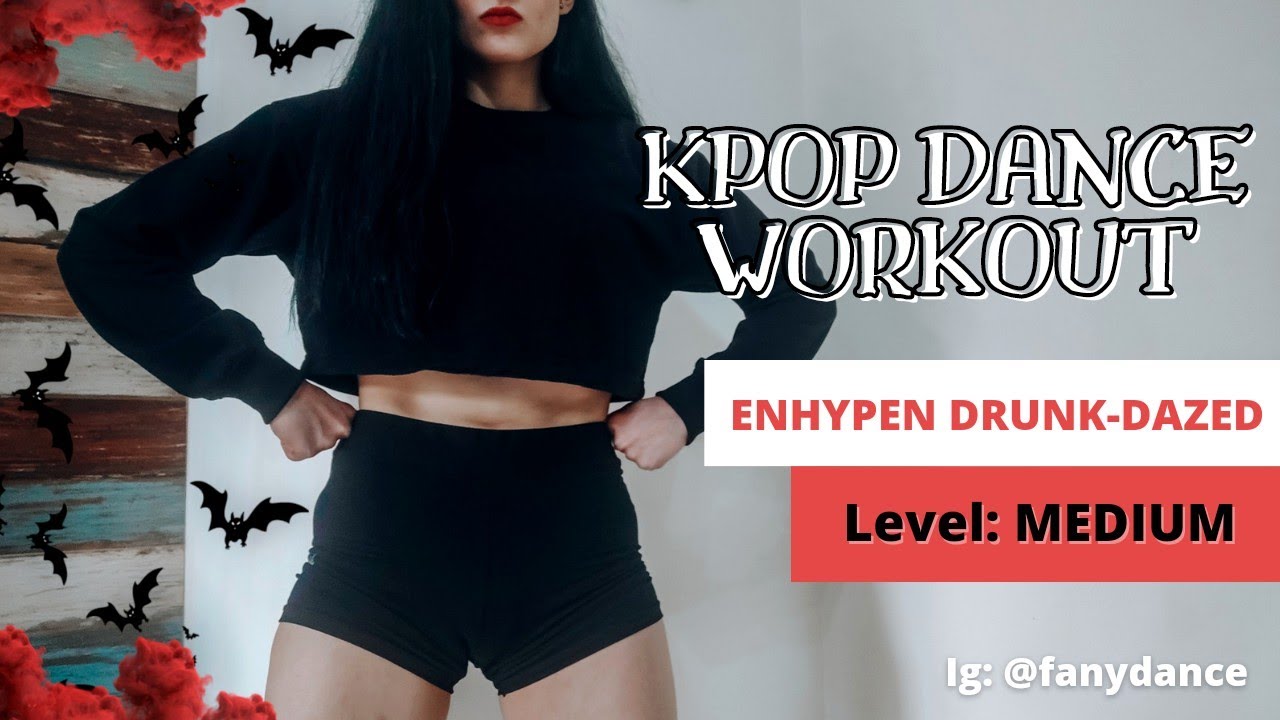 ENHYPEN DRUNK-DAZED KPOP DANCE WORKOUT| kpop cardio, no squats - YouTube