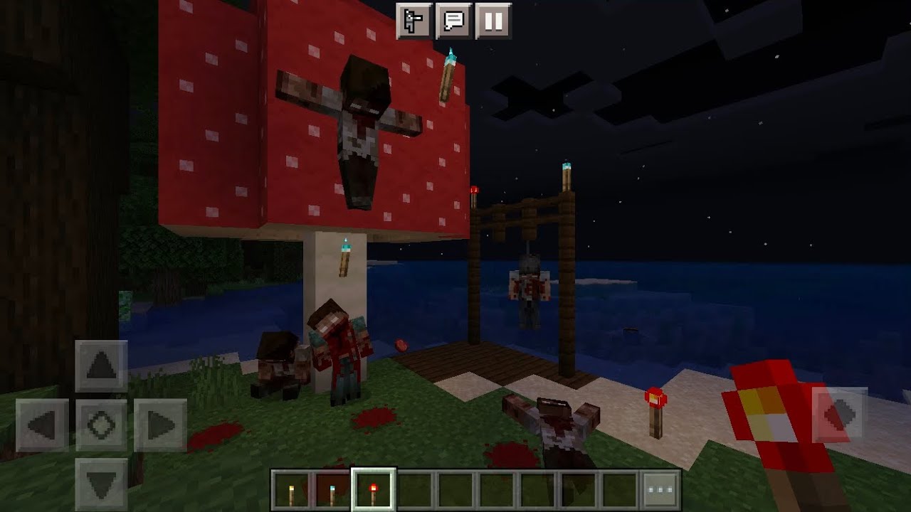Creepy Gore Decorations MOD In Minecraft - YouTube