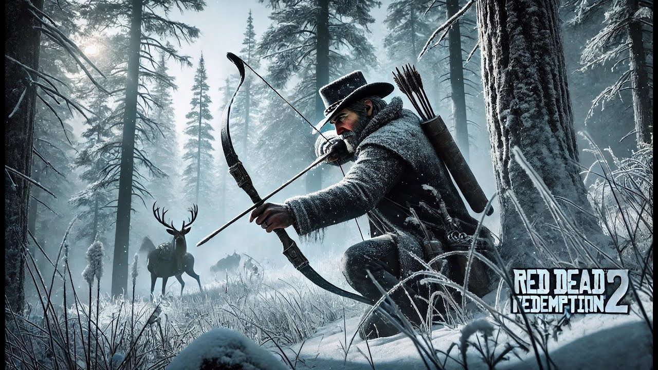 Red Dead Redemption 2 - EP2 | Bow Hunting in the Frozen Wild! ️🏹 - YouTube