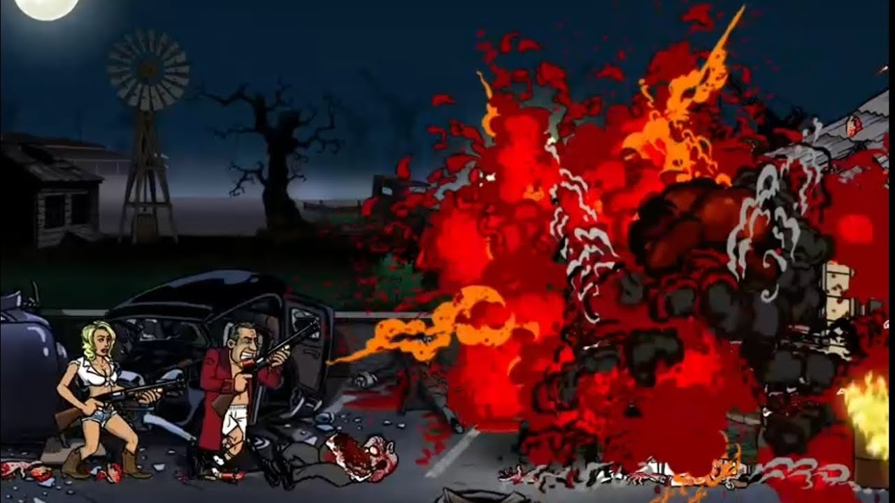 Guns Gore & Cannolis Epic Chain Explosion - YouTube