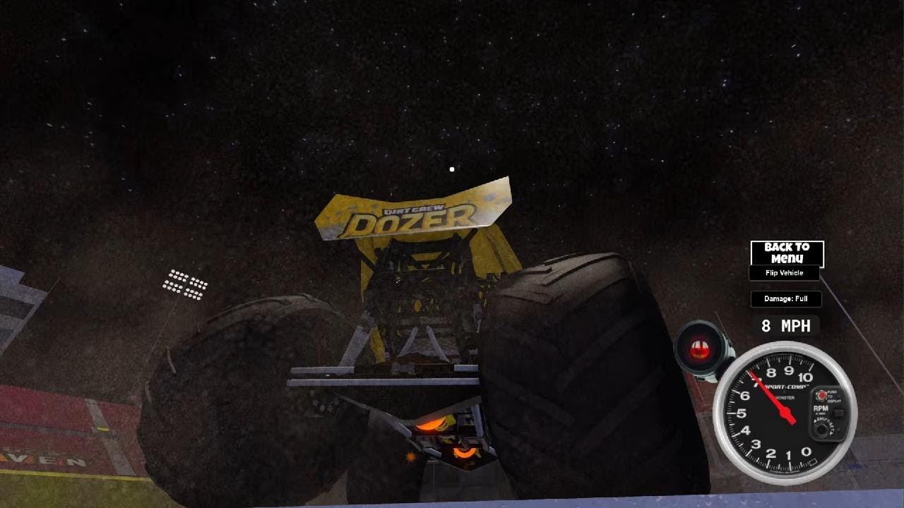 Roblox Monster Trucks overdriven dirt crew dozer freestyle - YouTube