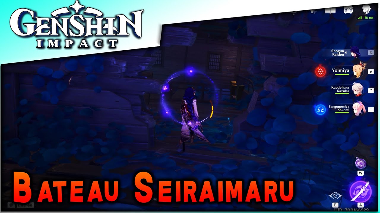 #GenshinImpact • Inazuma - Bateau Seiraimaru (énigme & puzzle) 【Genshin ...