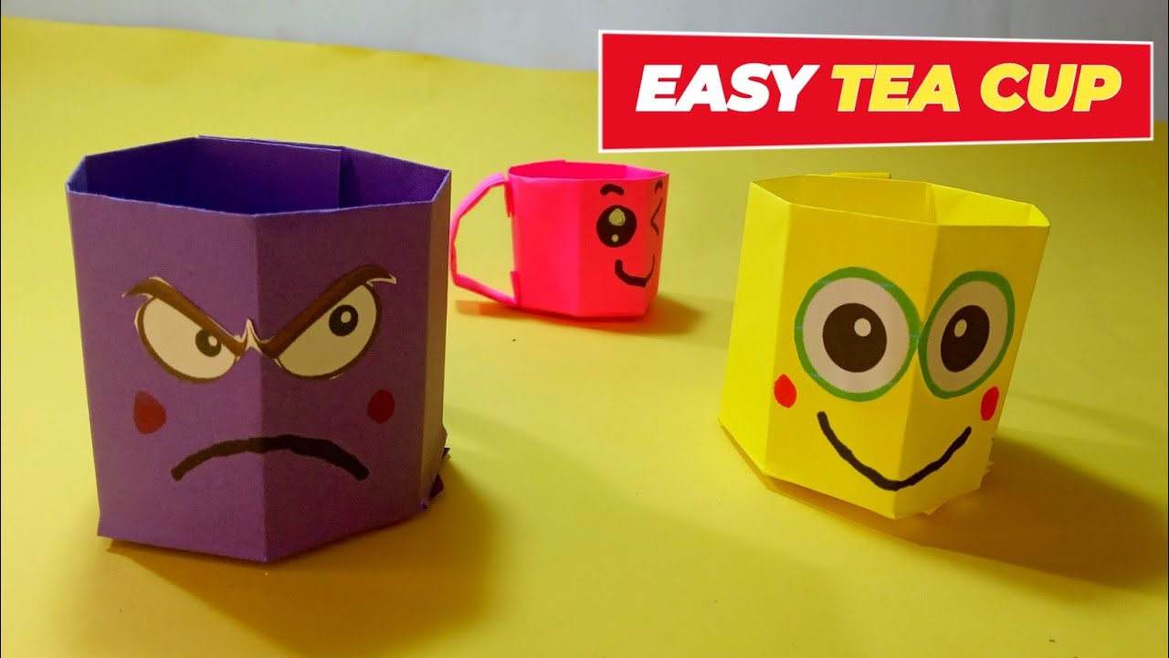 How to Make Origami Mug | Hello Origami Loverr - YouTube
