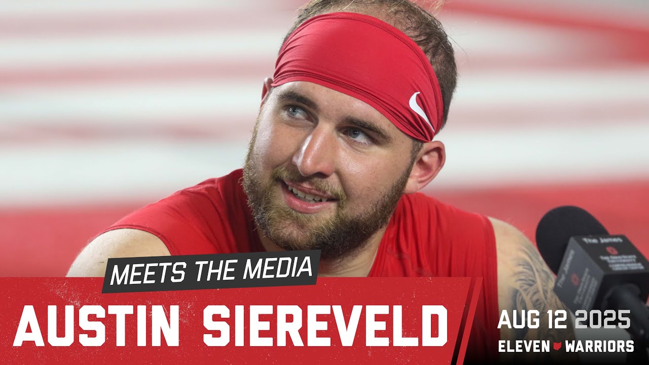 Austin Siereveld discusses repping primarily at left tackle and how he ...