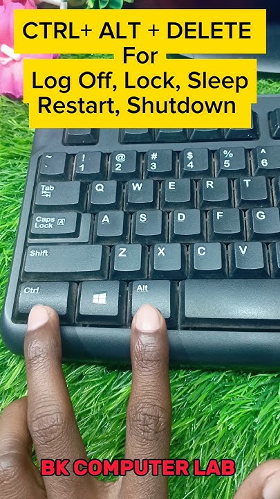 Shortcut For Lock Sleep Mode Restart// Computer Shortcuts//Window Tricks//@BKCOMPUTERLAB - YouTube