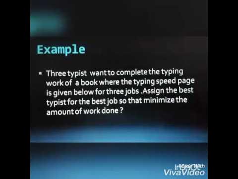 Unit 2: Brute Force Technique - Assignment Problem - YouTube