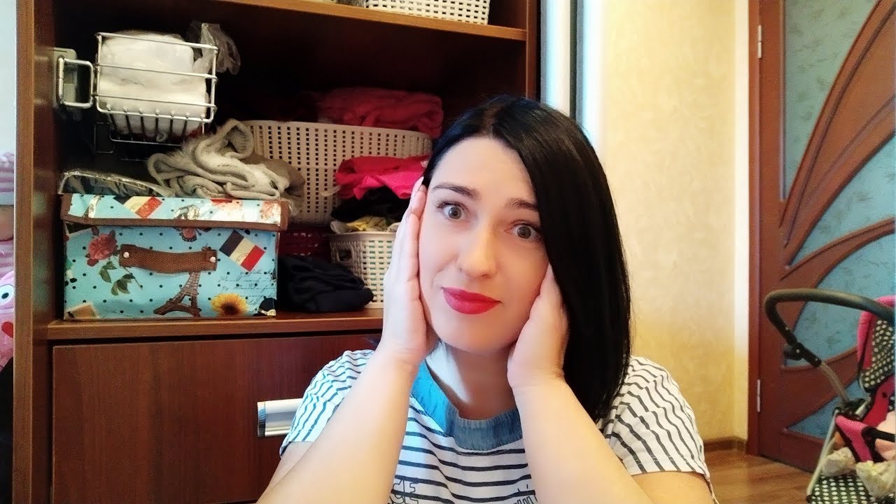 Расхламление в шкафу Детская одежда Выкинула всё Организация