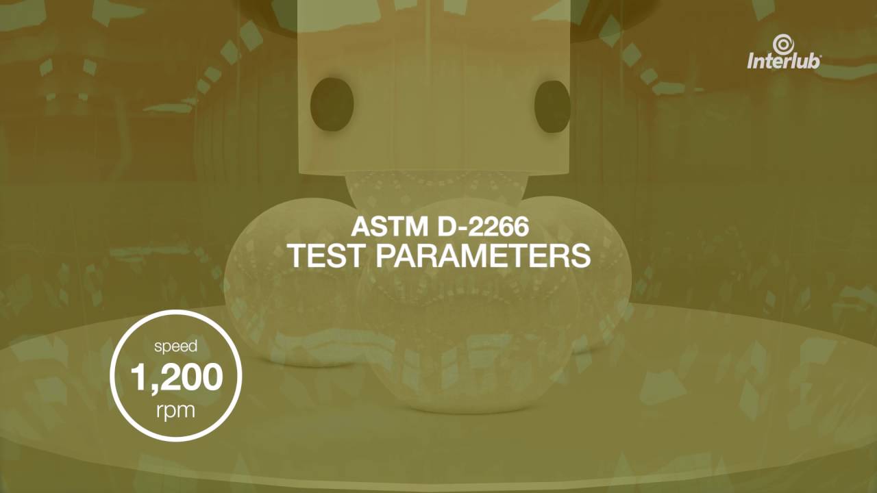 4 ball wear scar test (ASTM D-2266) - YouTube