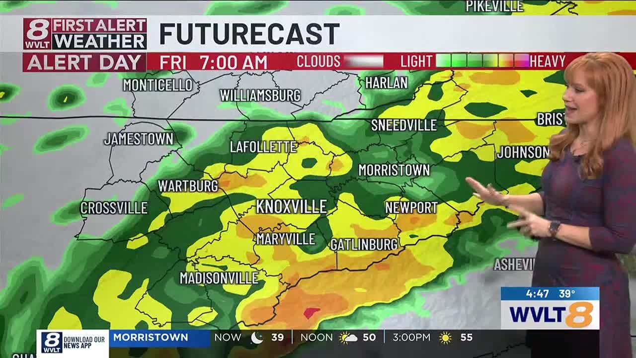 Warmer and breezy today ahead of increasing rain and messy Friday ...