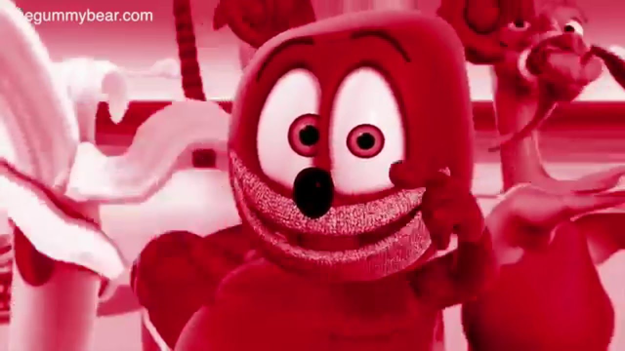 Gummibär RED Wiggle Wiggle Colorful Gummy Bear Song - YouTube