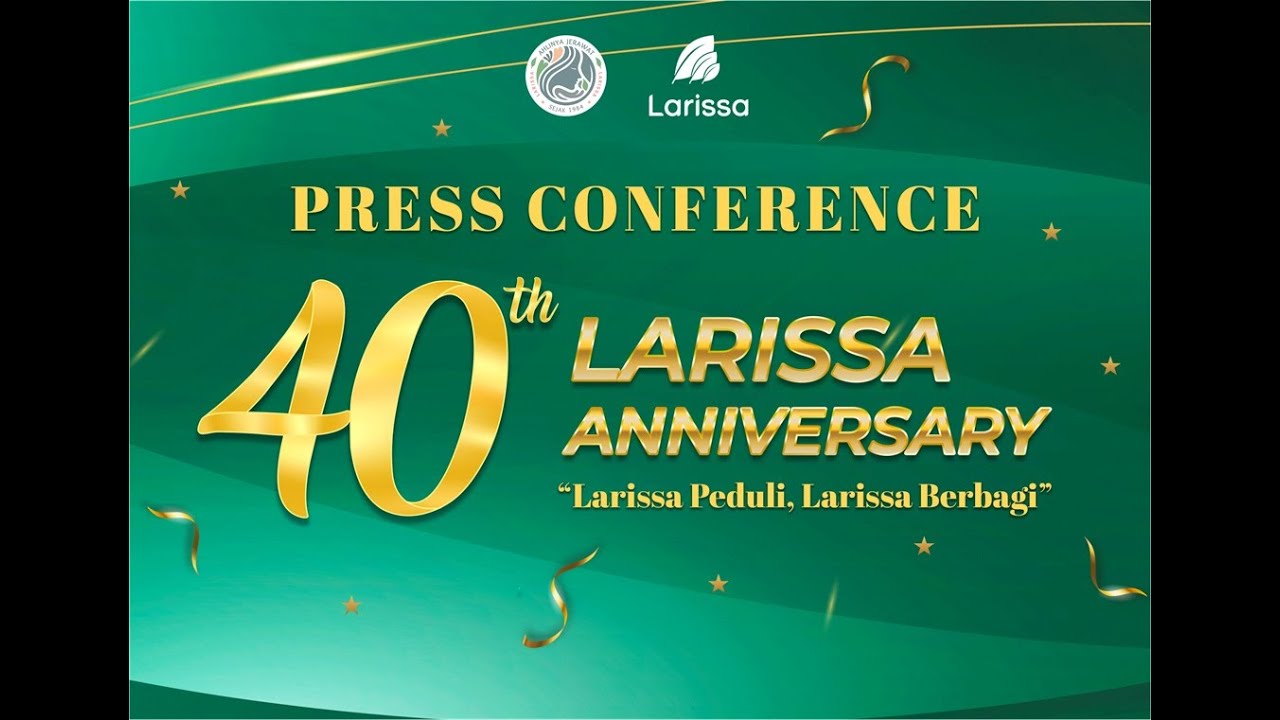 Press Conference 40th Larissa Anniversary - YouTube
