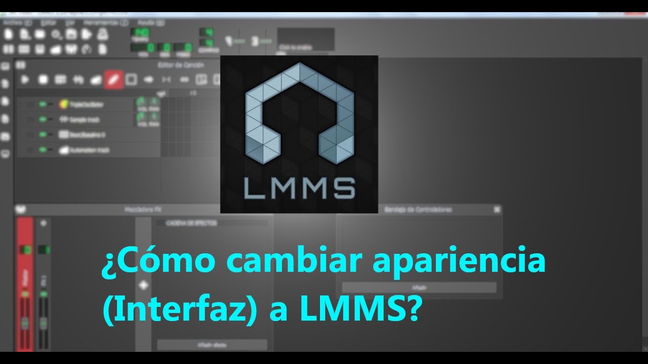 ¿Cómo cambiar la interfaz (Skin) a LMMS? - YouTube