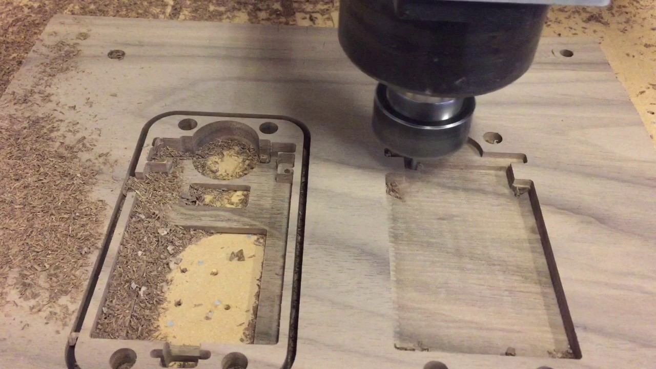 DieselPunk Cellphone - Milling the Case - YouTube