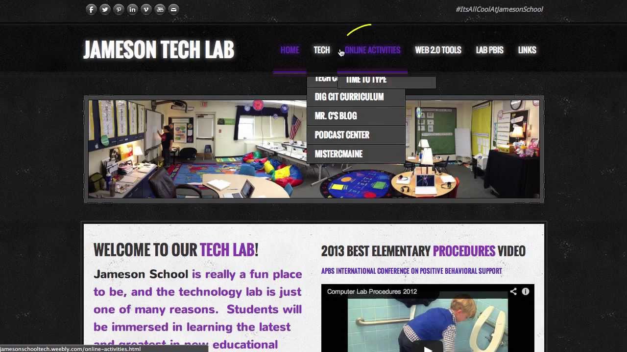 Jameson Tech Lab Website Tour - YouTube