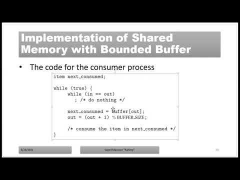Week 06 - Chapter 03 - Lesson 04 - IPC Shared Memory and Message ...