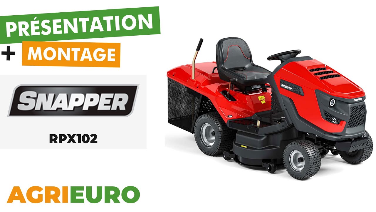 Tondeuse autoportée Snapper RPX102 - Avec moteur Briggs&Stratton 656cc ...