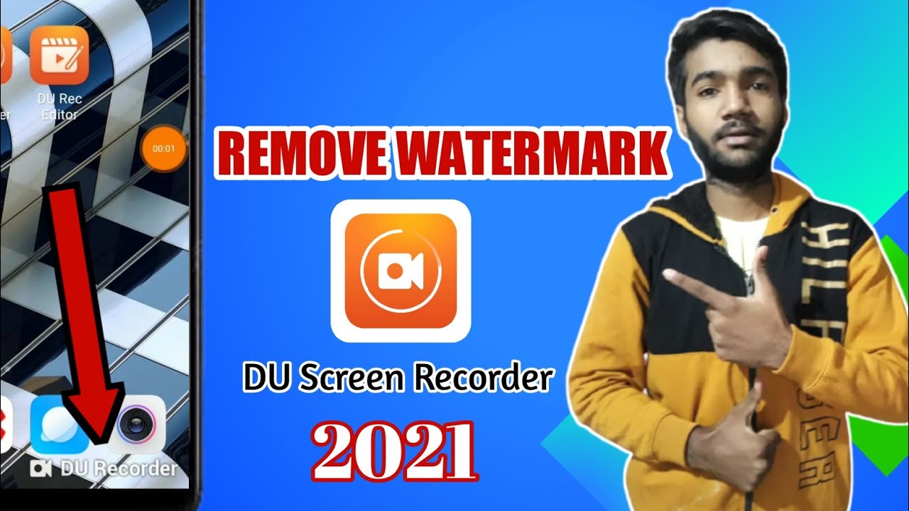 How To Remove DU Screen Recorder Watermark 2021 🔥| DU Recorder Ka ...