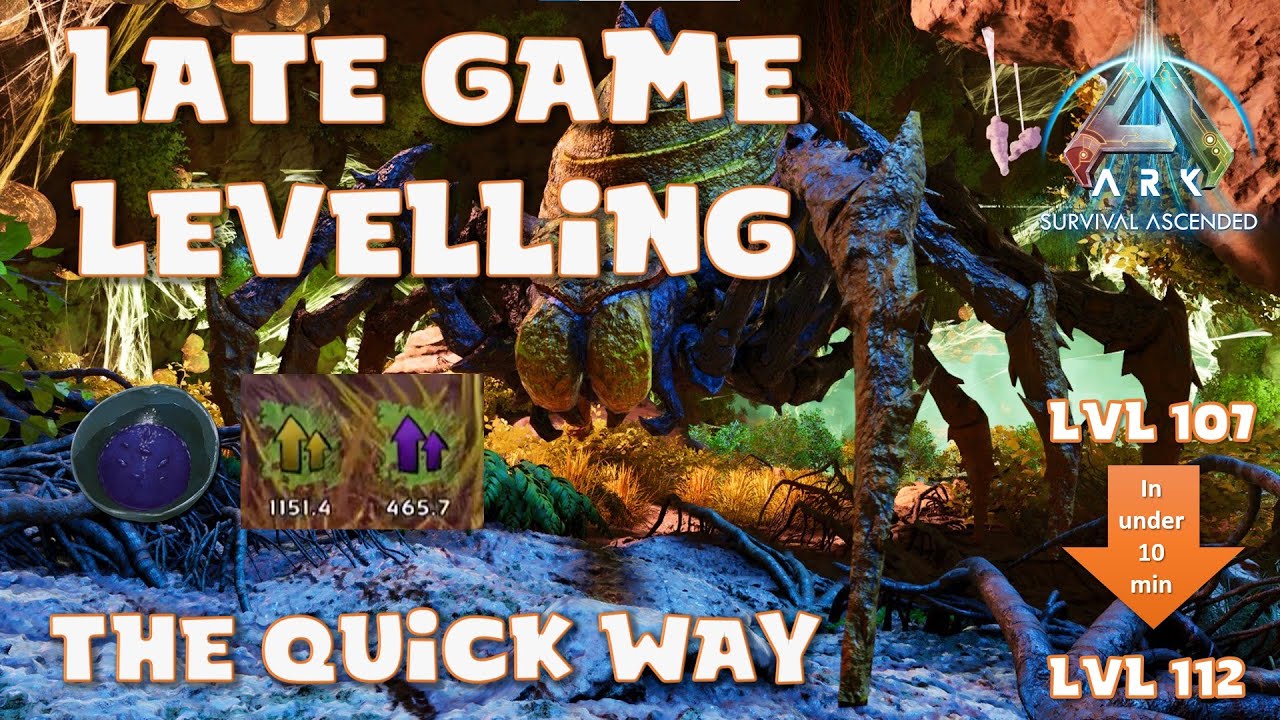 Quick Character Levelling Over 105 - Ark Survival Ascended - PVE ...