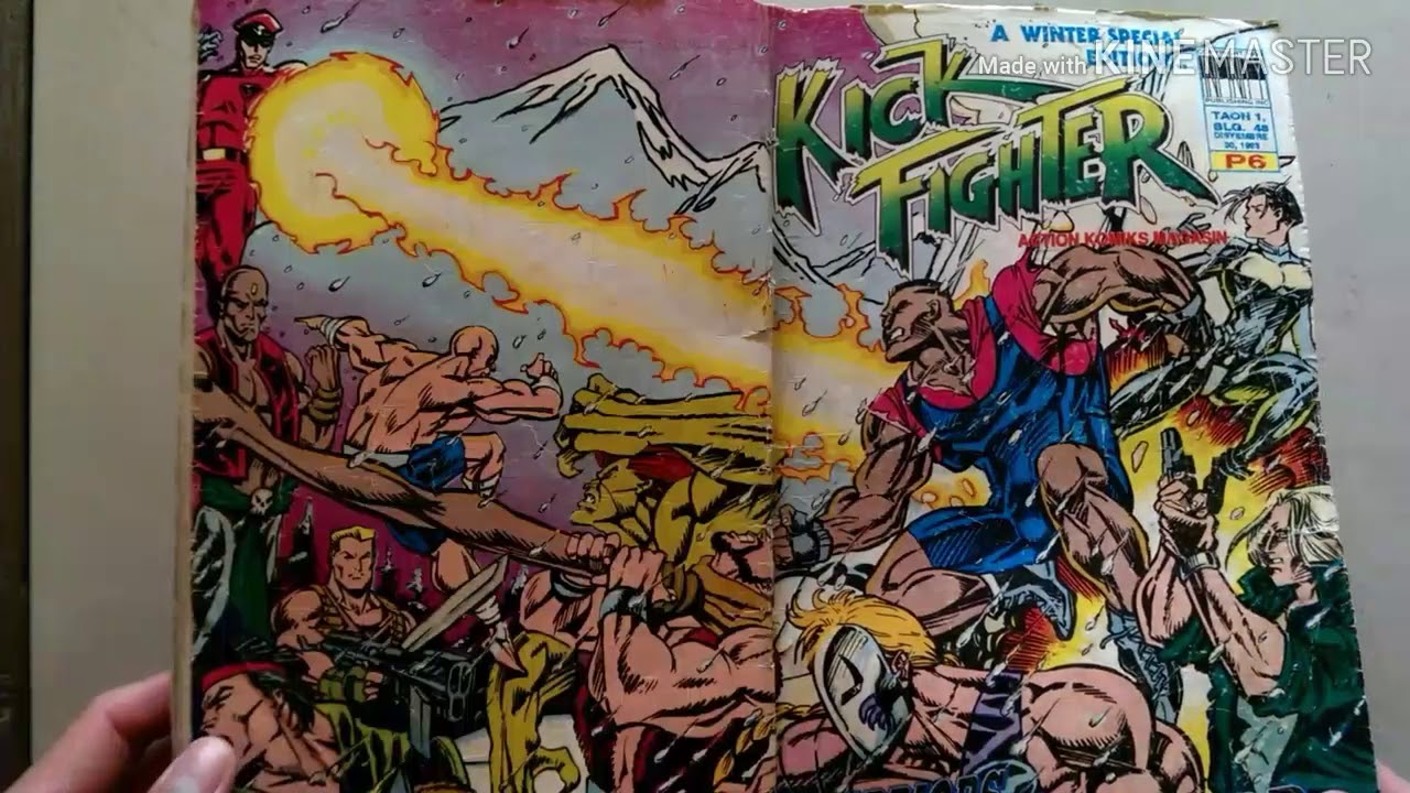 Kick Fighter Komiks (incomplete collection) - YouTube