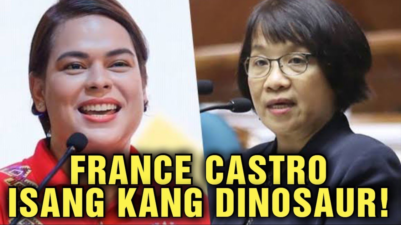 FRANCE CASTRO ISA KANG DINOSAUR! VP SARA DUTERTE SINABON NG TODO SI ...