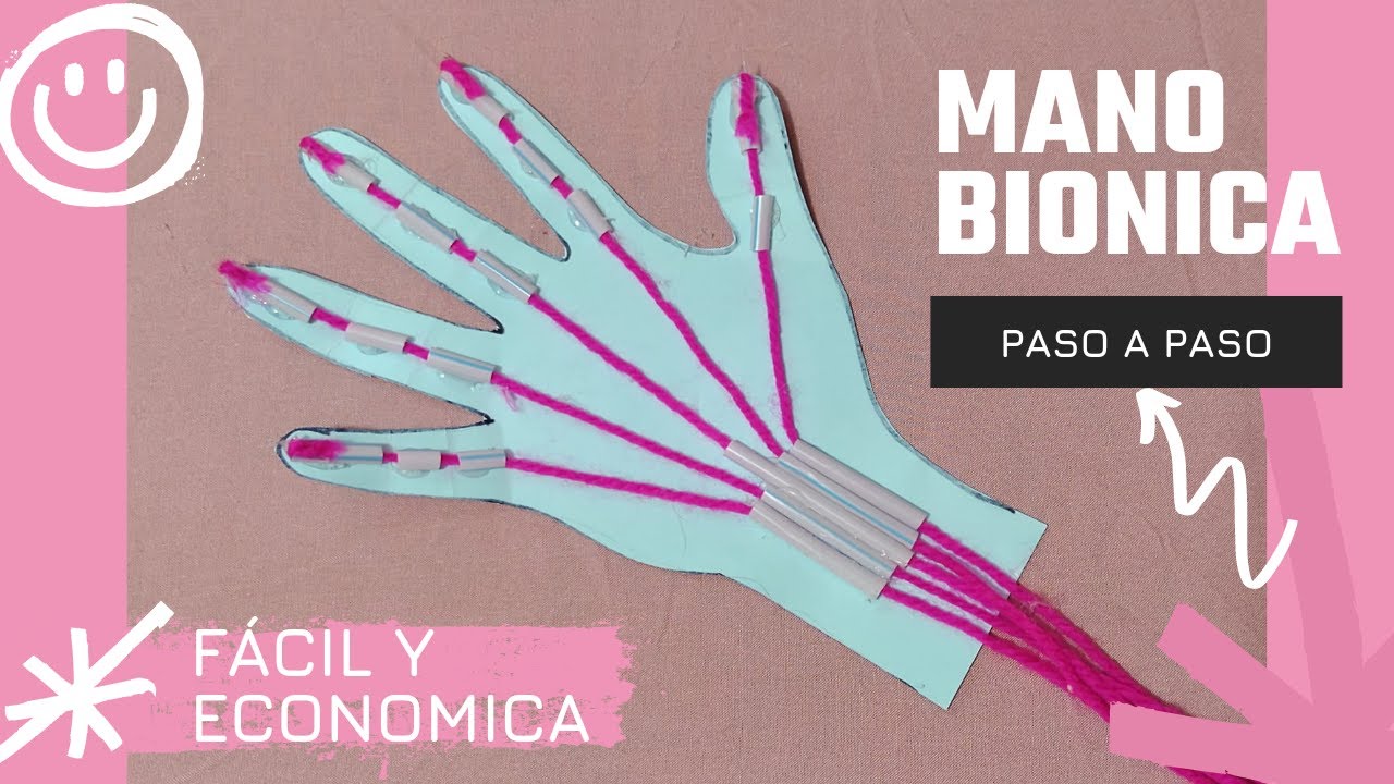 COMO HACER UNA MANO ROBOTICA MUY FACIL 🤯🤯🤯 se el mejor de tu clase ...