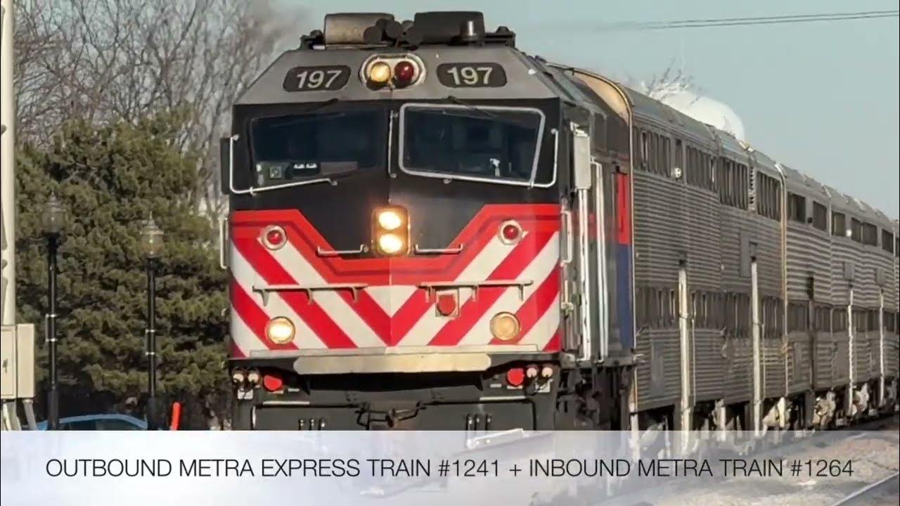 The Complete Metra Evening Rush Hour At LaGrange Road On February 21, 2025 - YouTube