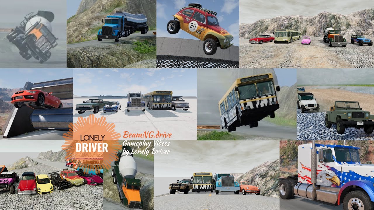 TOP 12 Lonely Driver BeamNG Drive Videos December 2022 - YouTube