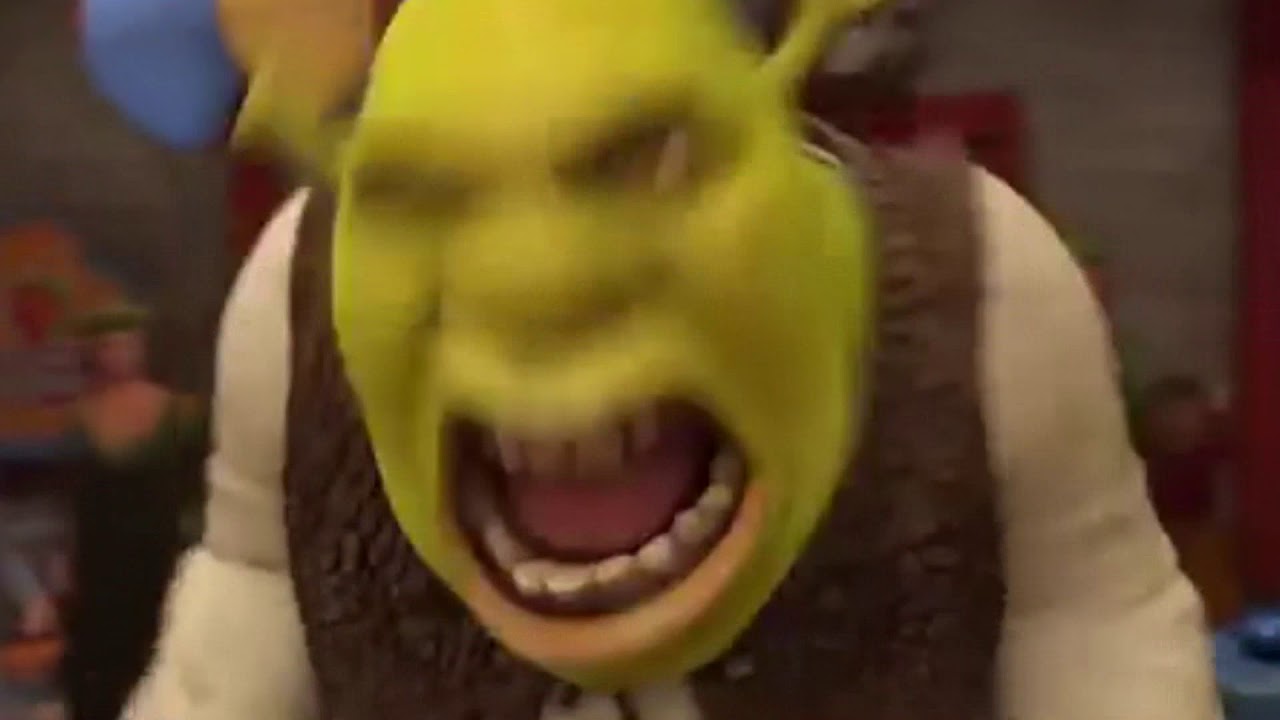 shrek screaming *scary* - YouTube