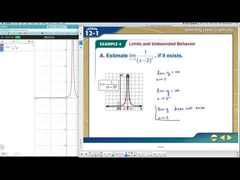 12-1 Example 4 - Limits and Unbounded Behavior - YouTube