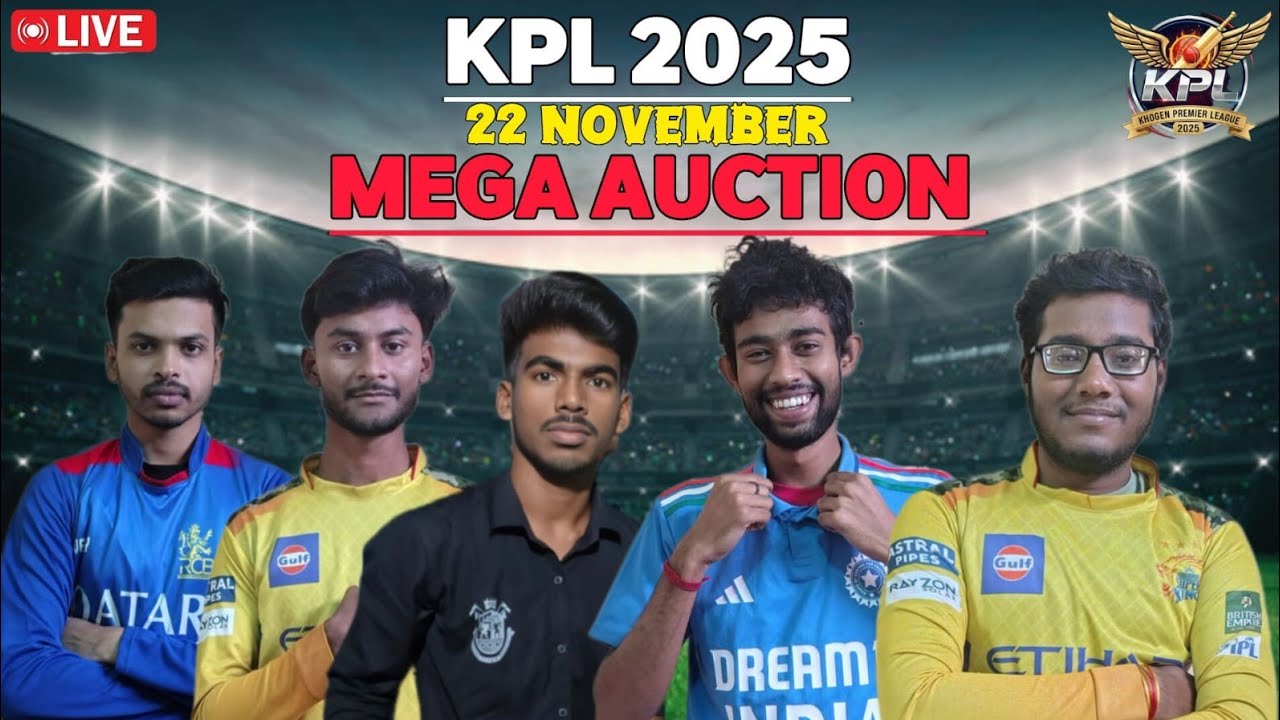 KPL 2025 Auction 💥 - YouTube
