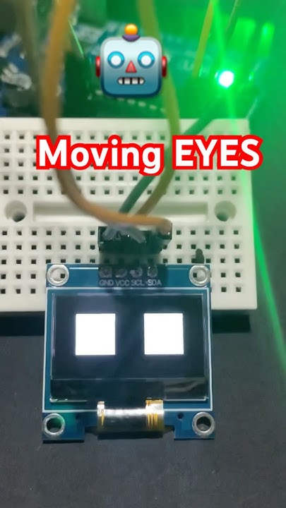 Robo eyes using arduino OLED -moving eyes #arduino #arduinoproject - YouTube