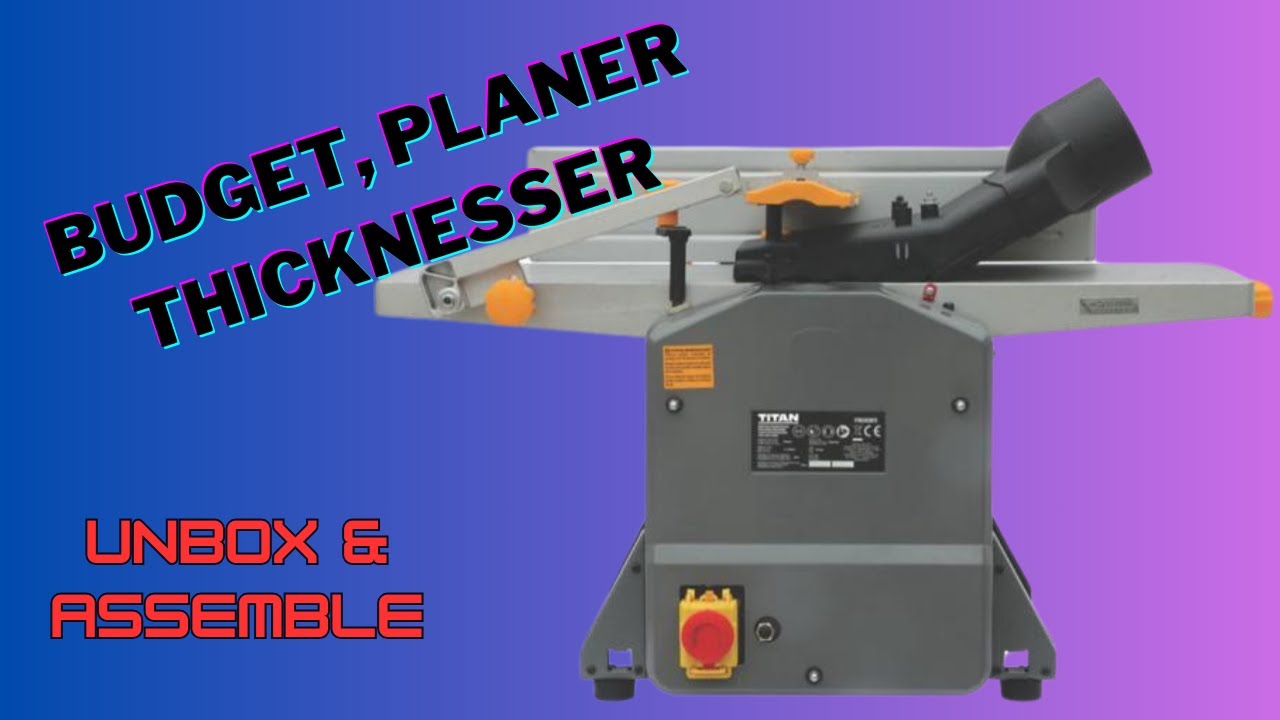 Budget Titan Planer Thicknesser TTB579PLN | independent review & to ...