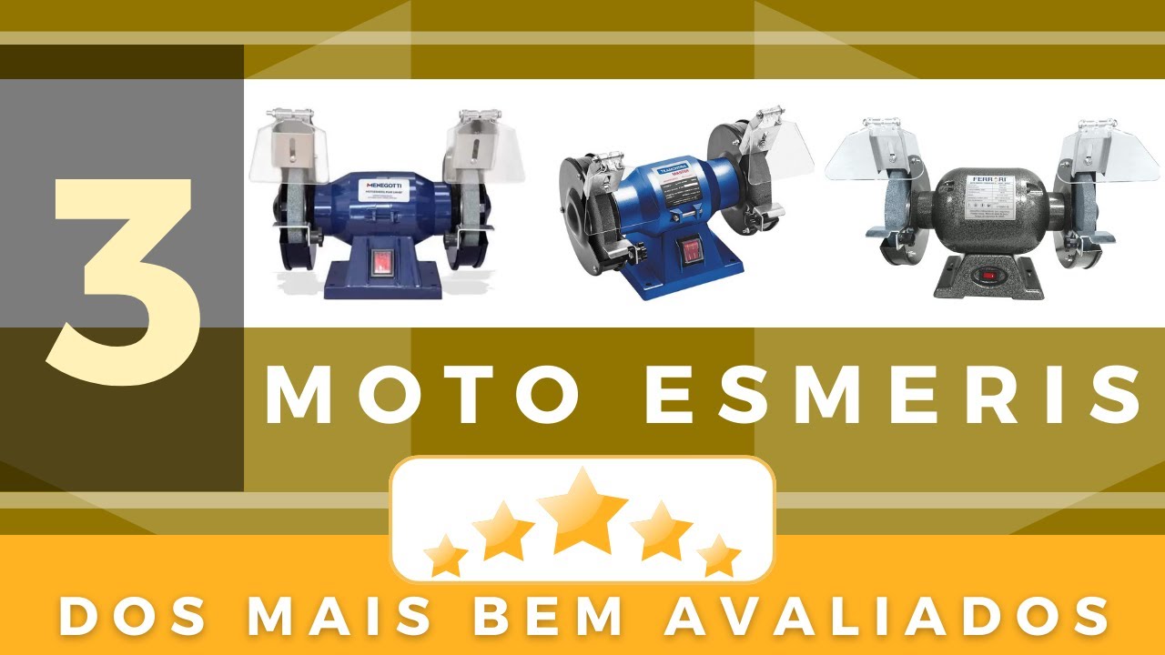 3 Moto esmeris dos mais bem avaliados! - YouTube