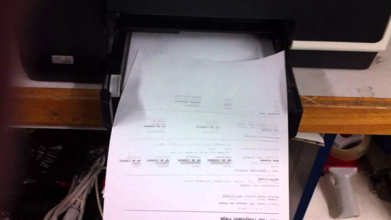 HP Officejet K5400 - YouTube