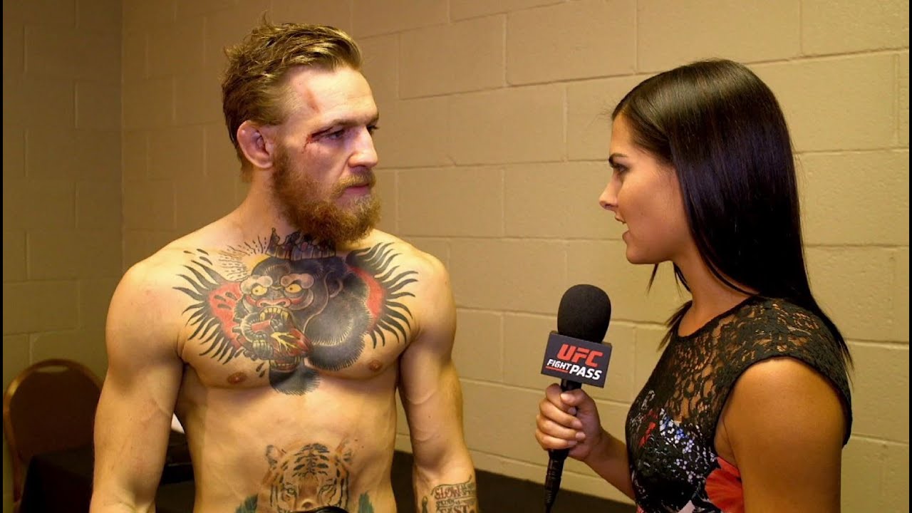 UFC 189: Conor McGregor Backstage Interview - YouTube