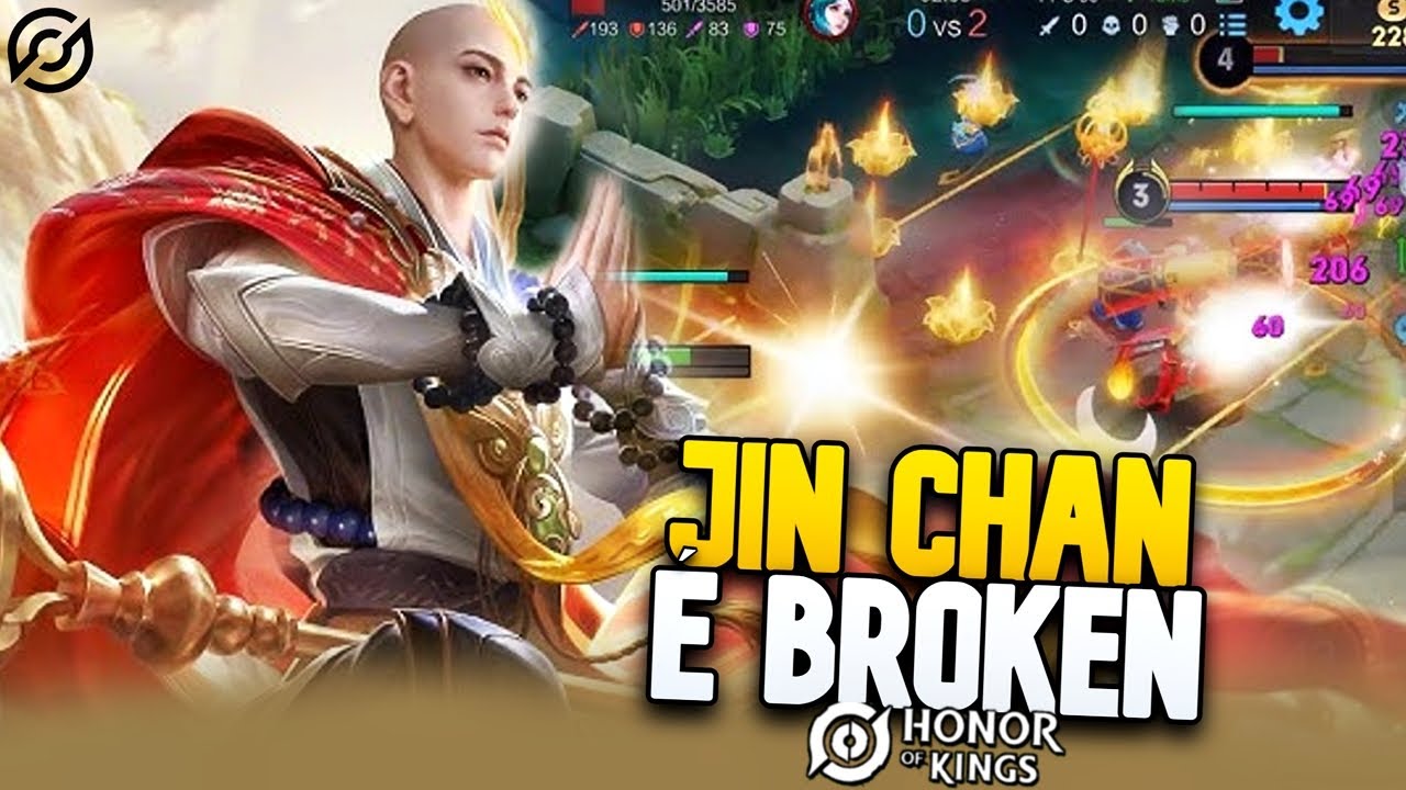 JIN CHAN É UM MAGO DE RESPEITO! CONFERINDO GAMEPLAY JIN CHAN O HERÓI ...